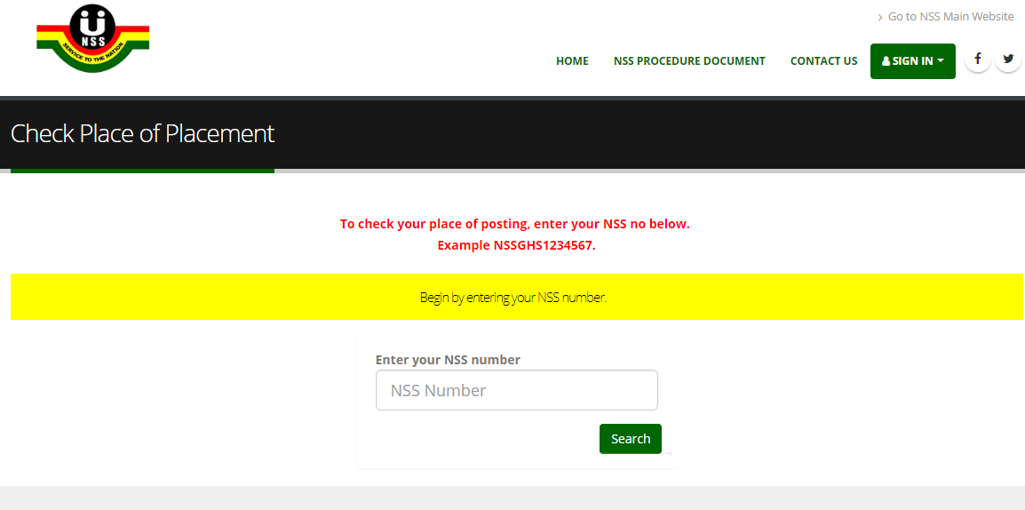NSS Portal: Login Dashboard For National Service Personnel